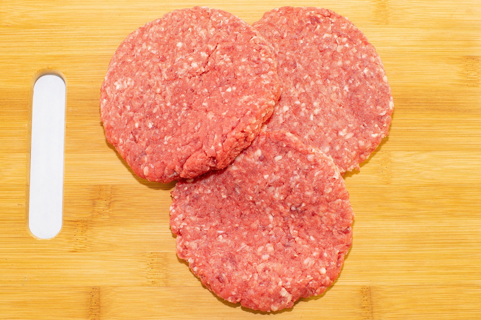 Raw Hamburger Patty